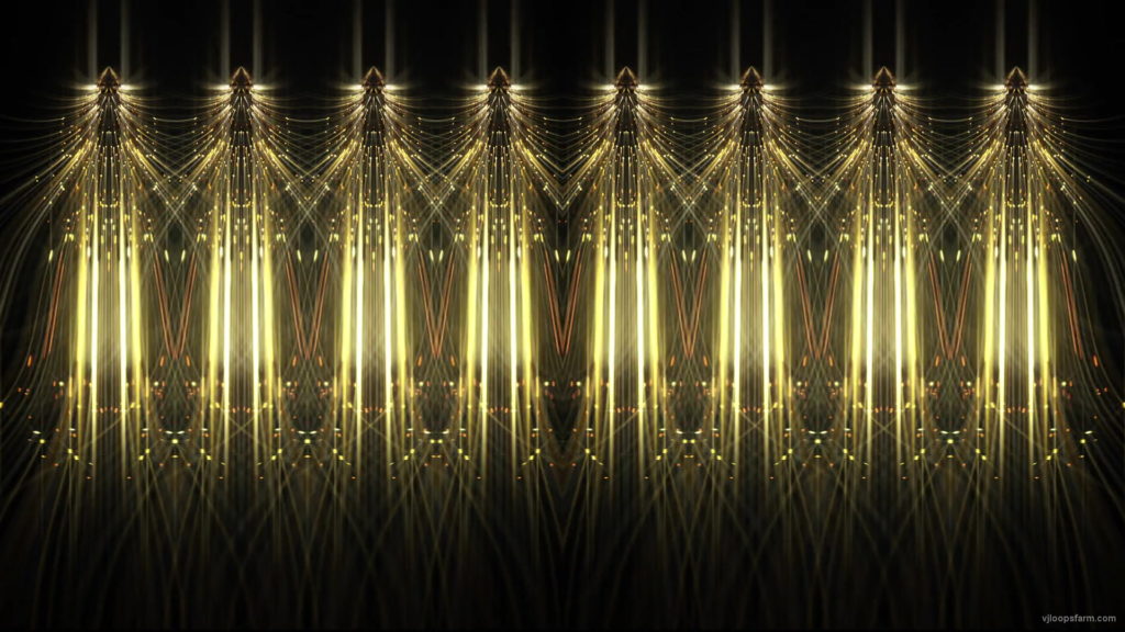 Triumph Penta Arrow golden God Rays LIghts Video Art UltraHD VJ Loop ...