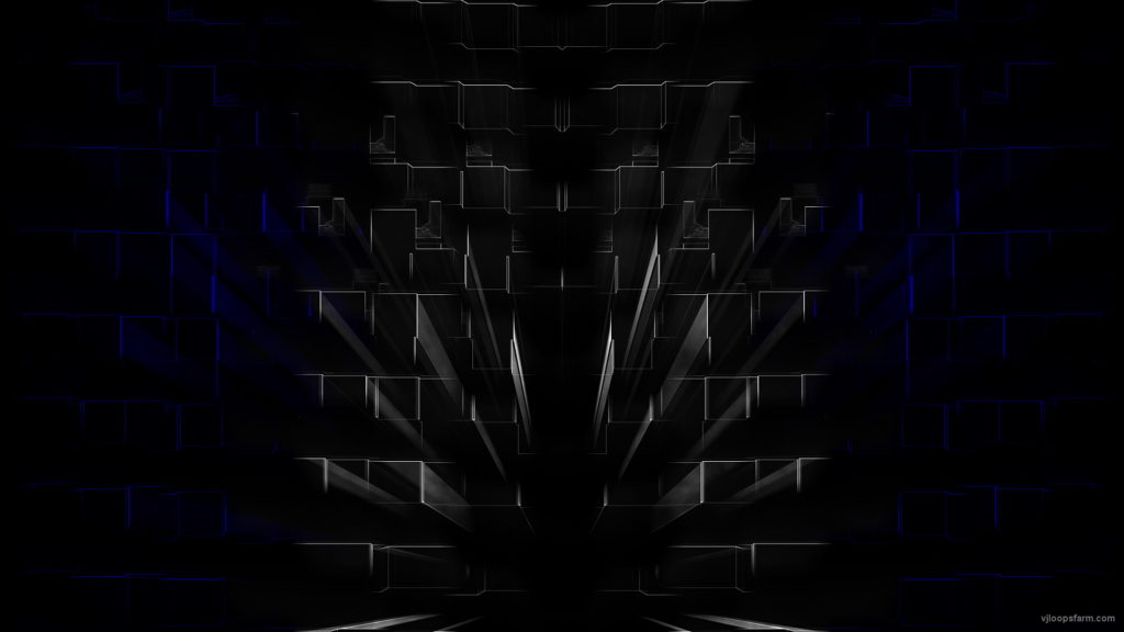 White Blue Lines Matrix Pattern with Rays blinking Video Vj Loop | VJ ...